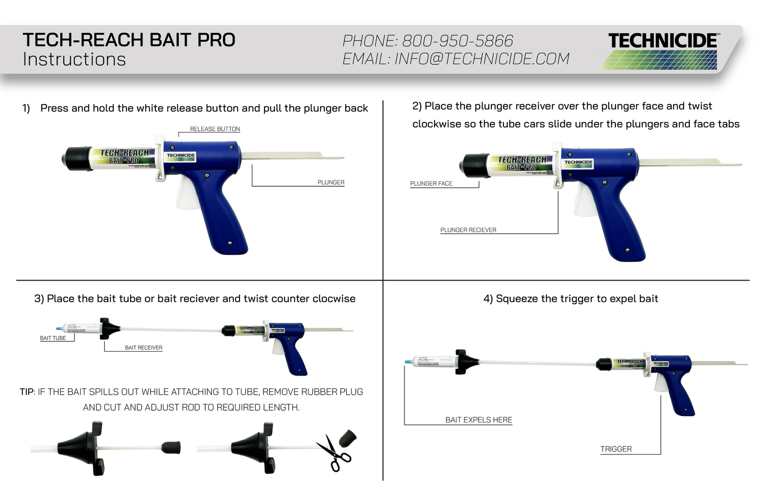 Bait Gun Extension | Tech-Reach — Technicide