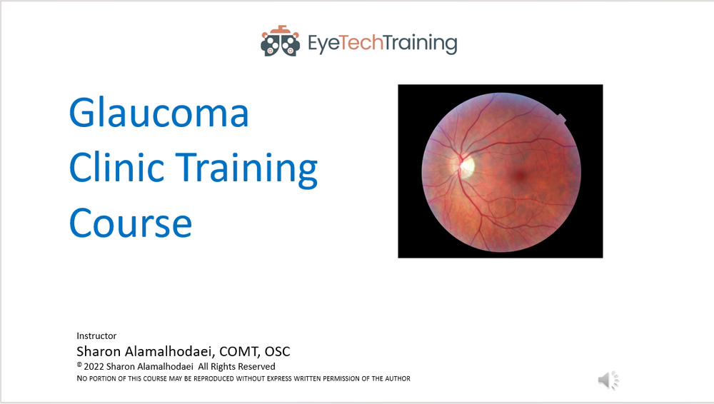 Staff Development Courses — Eye Tech Training