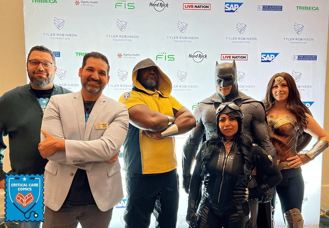 Tyler Robinson Foundation Partnership — Critical Care Comics