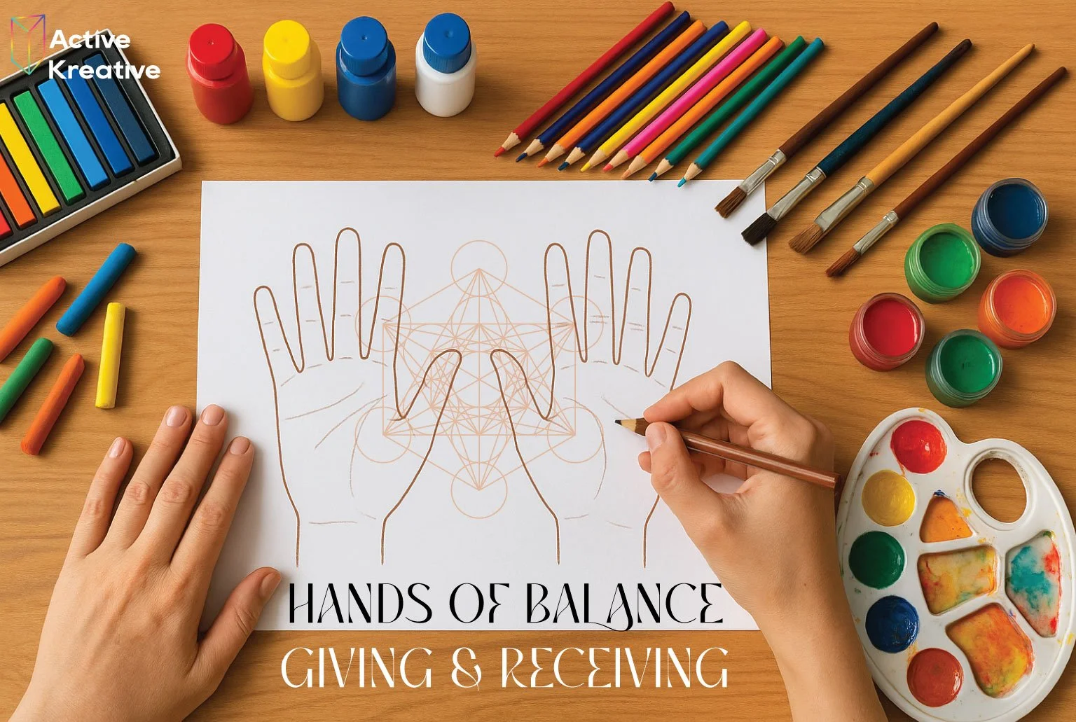 The Balance Between Giving and Receiving - Art Therapy — Active Kreative