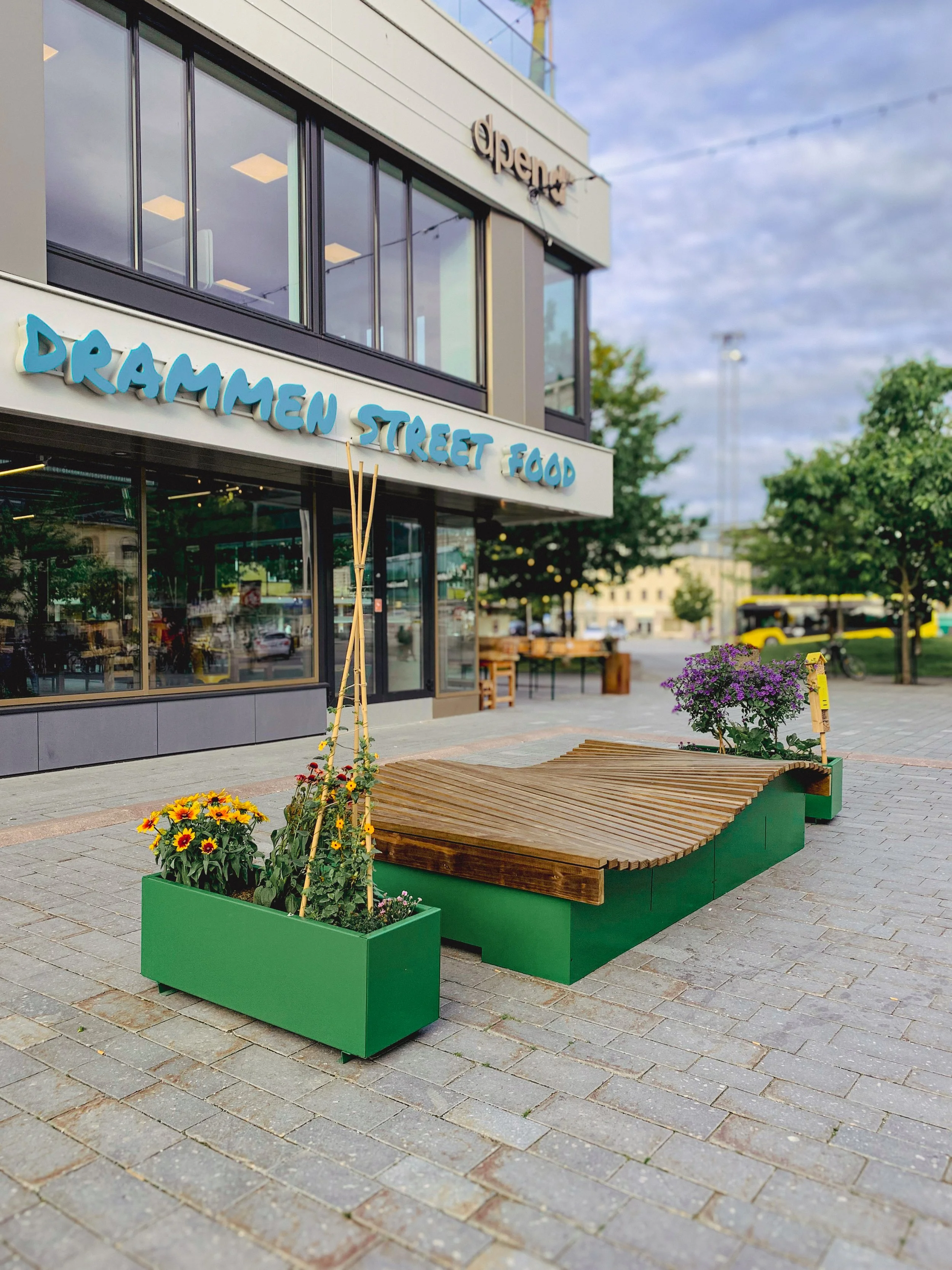 Tollbugata, Drammen — Park & Bymøbler