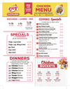 Menu — Country Chicken & Fish