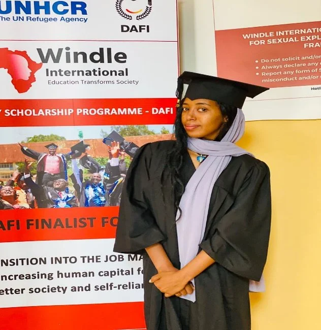 DAFI Alumna graduates with 1st Class Honours — Windle International