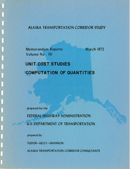 Alaska Transportation Corridor Studies — North Slope Railroad Company