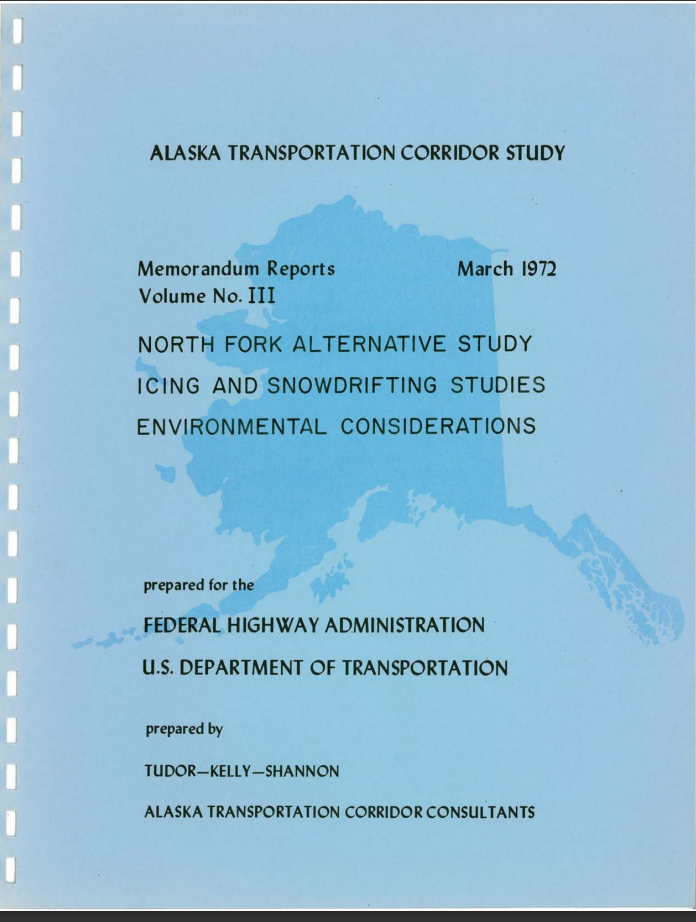 Alaska Transportation Corridor Studies — North Slope Railroad Company