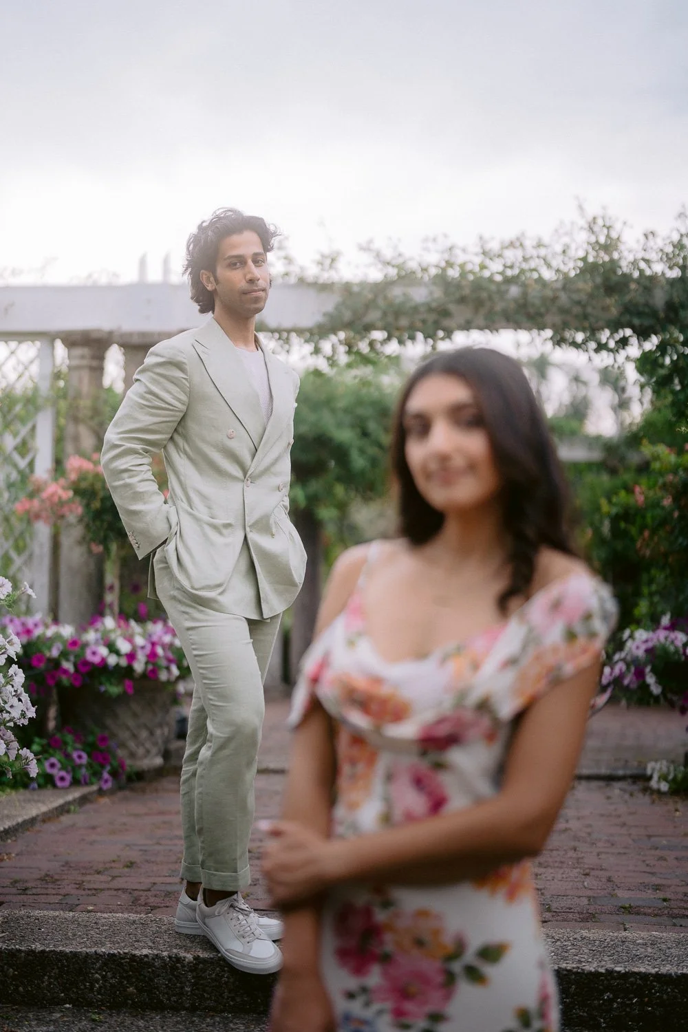 Priya's surprise proposal at Brooklyn Botanical Garden in Brooklyn New ...