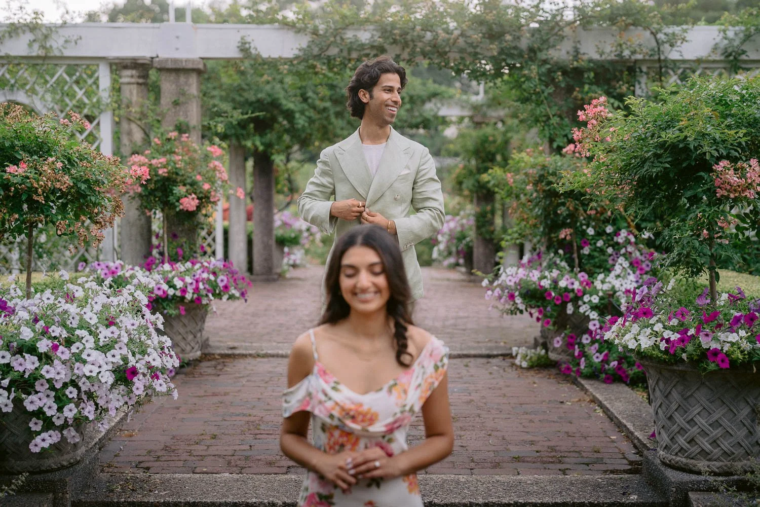 Priya's surprise proposal at Brooklyn Botanical Garden in Brooklyn New ...
