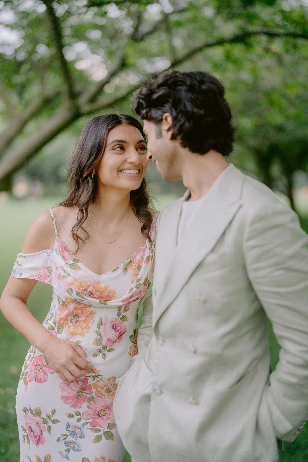 Priya's surprise proposal at Brooklyn Botanical Garden in Brooklyn New ...