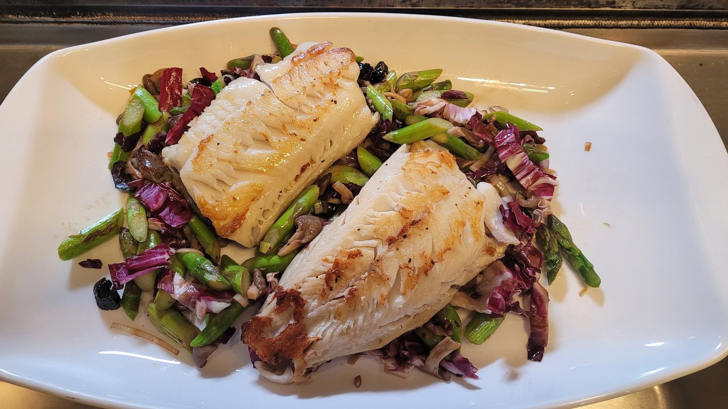 Pan Seared Black Cod with Spring Asparagus Sauté with TIna Hoban of ...