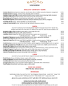Menu — Barolo Cafe