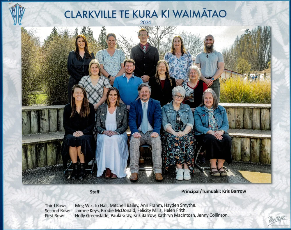 Staff compliment page — Clarkville School