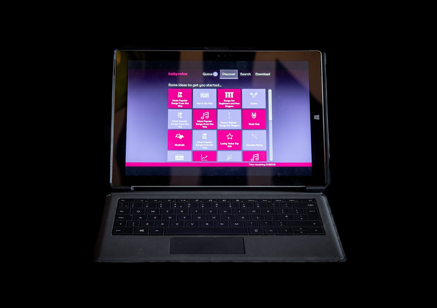 Portable Karaoke Singing Tablet For Business | Lucky Voice