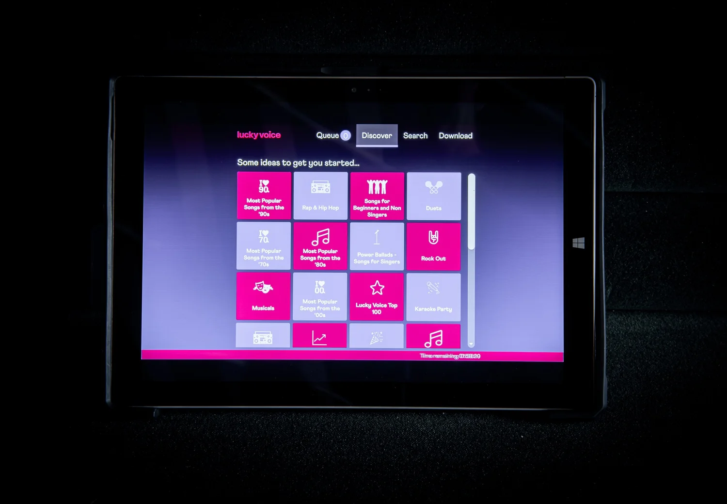 Portable Karaoke Singing Tablet For Business | Lucky Voice
