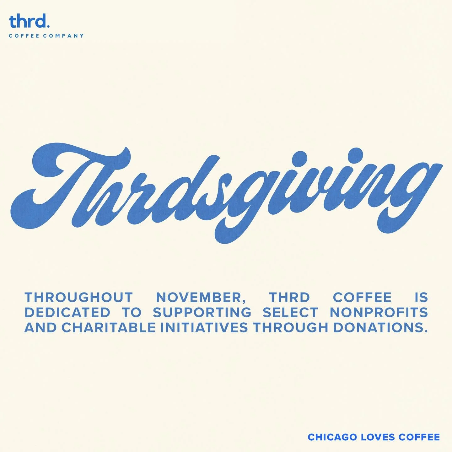 thrd coffee - Chicago loves our coffee, coffee cart, and more!