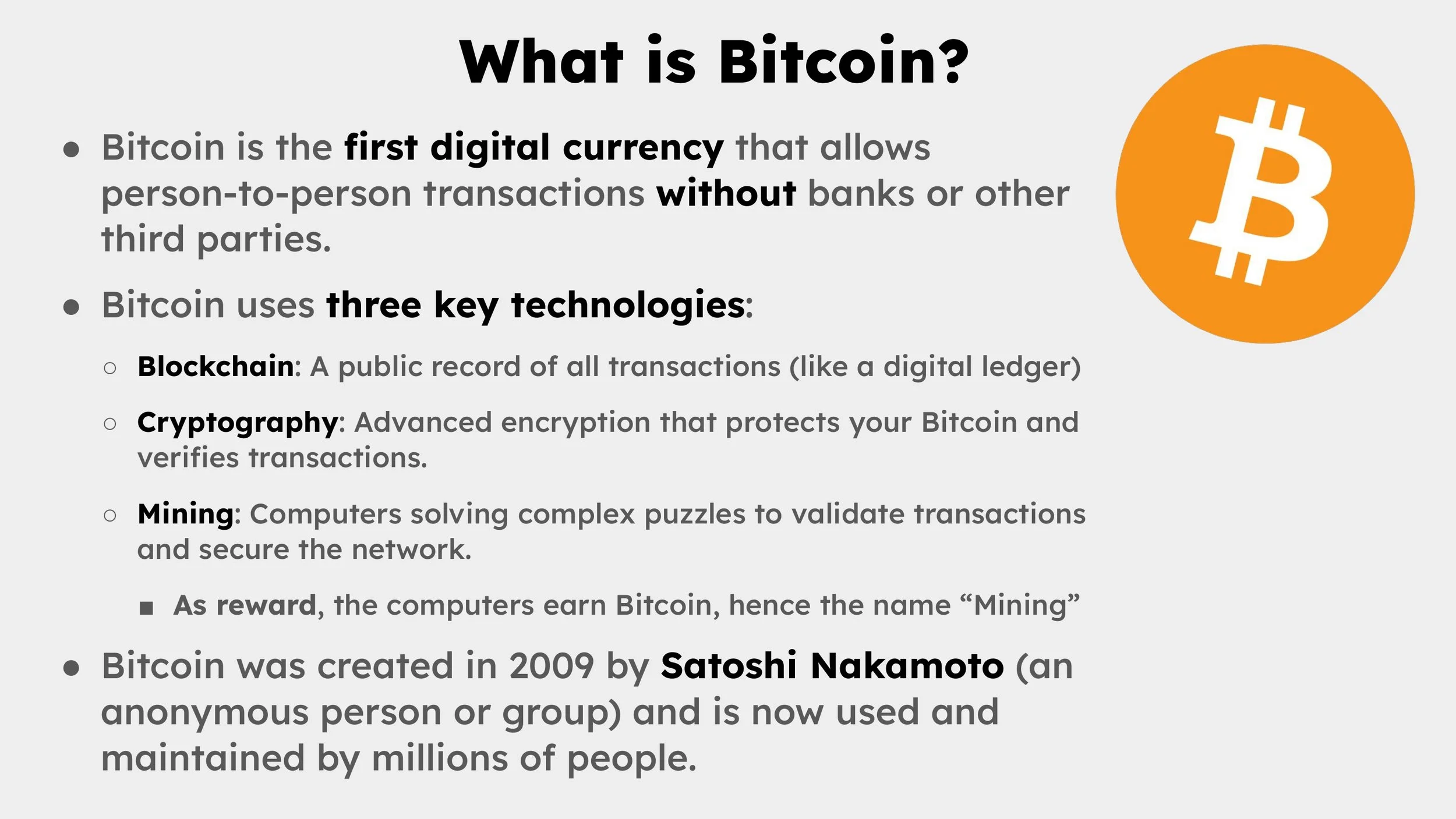 What is Bitcoin? Why is it so Valuable? – Bitcoin Explained for Dummies ...