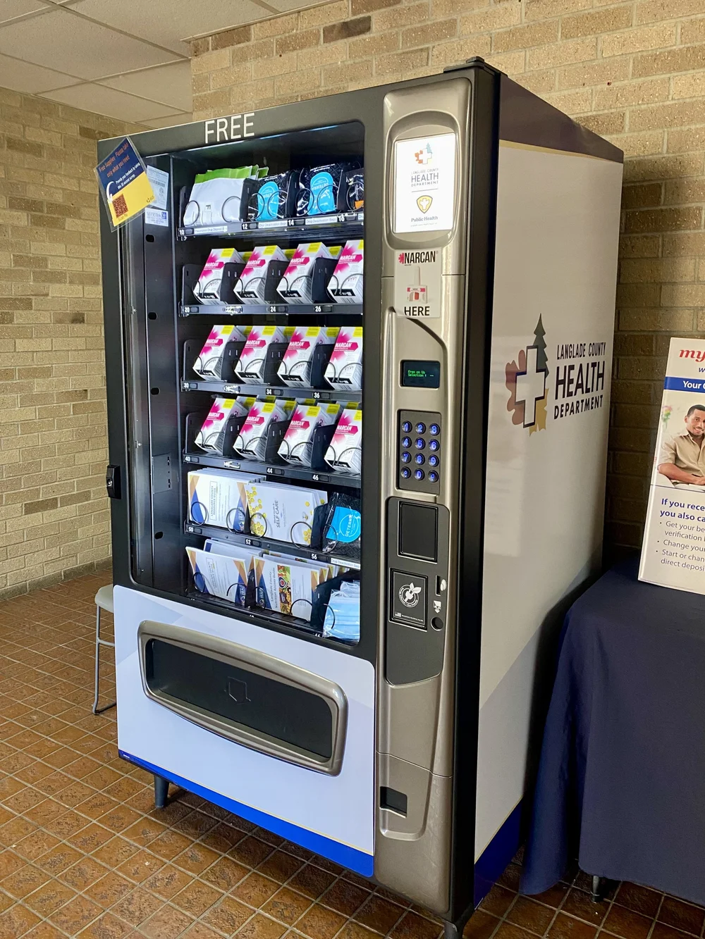 Free Harm Reduction Vending Machine Now Available in Langlade County ...