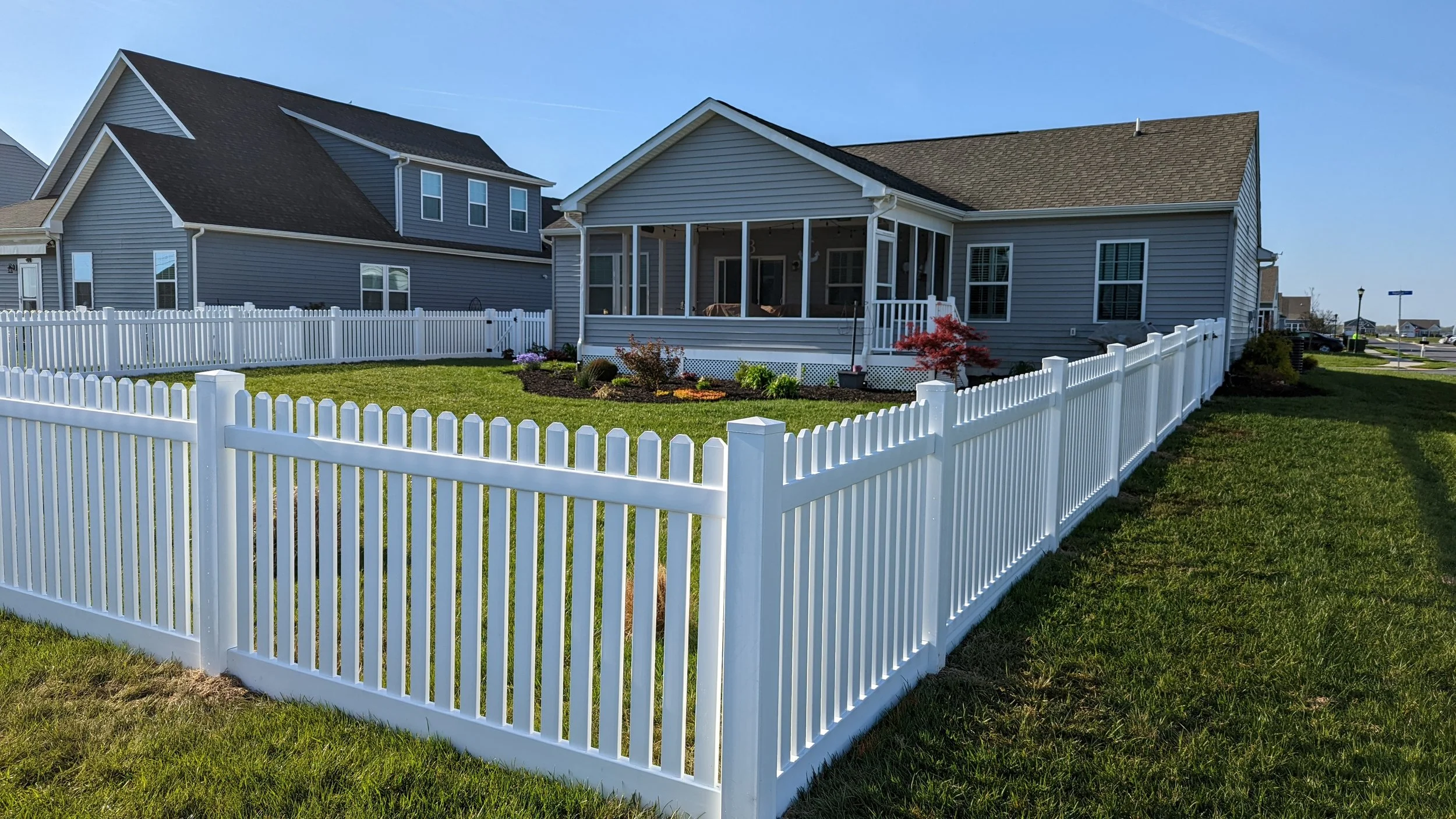 PVC Picket - Straight Top — Sussex Fence