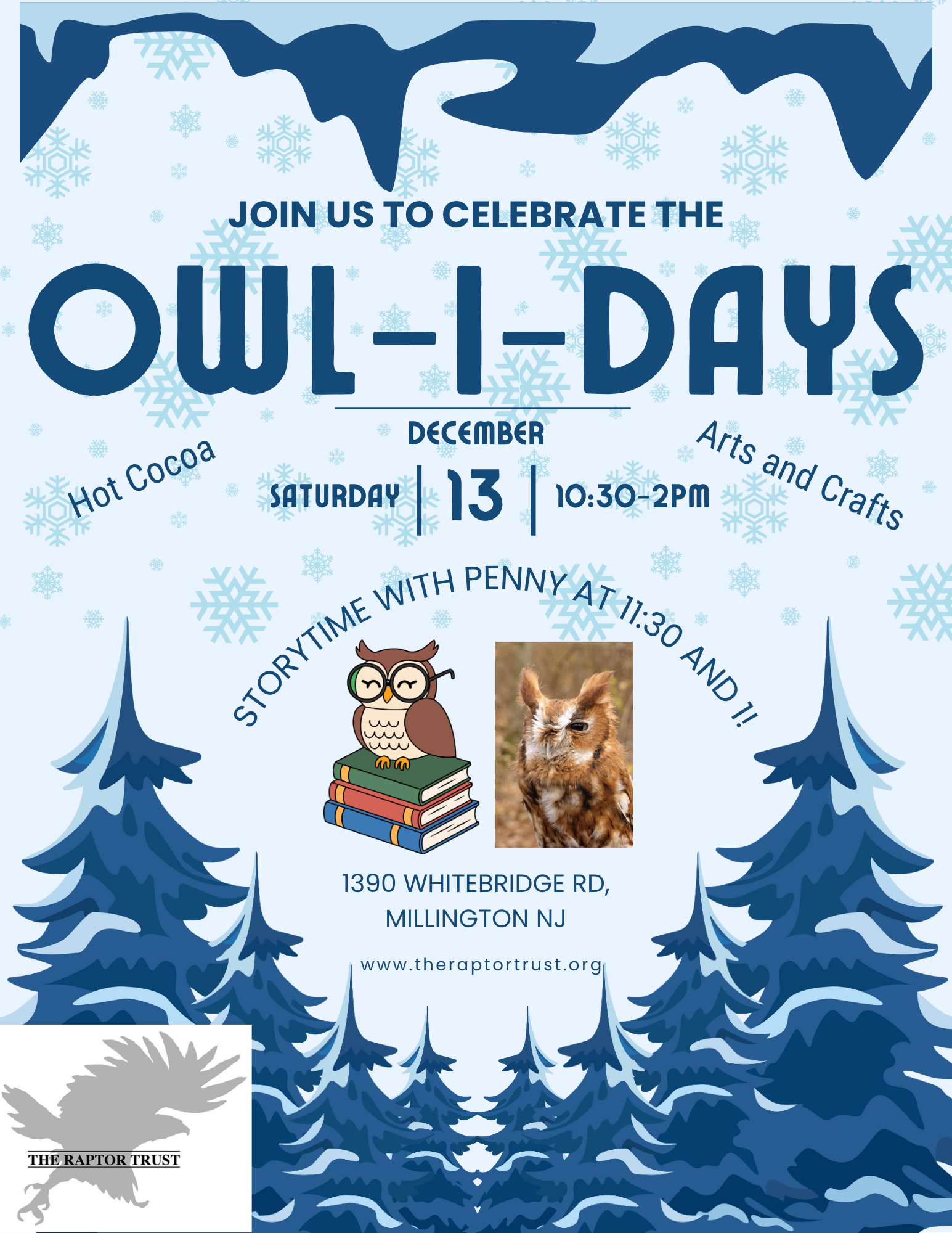 Home for the OWL-I-DAYS — The Raptor Trust