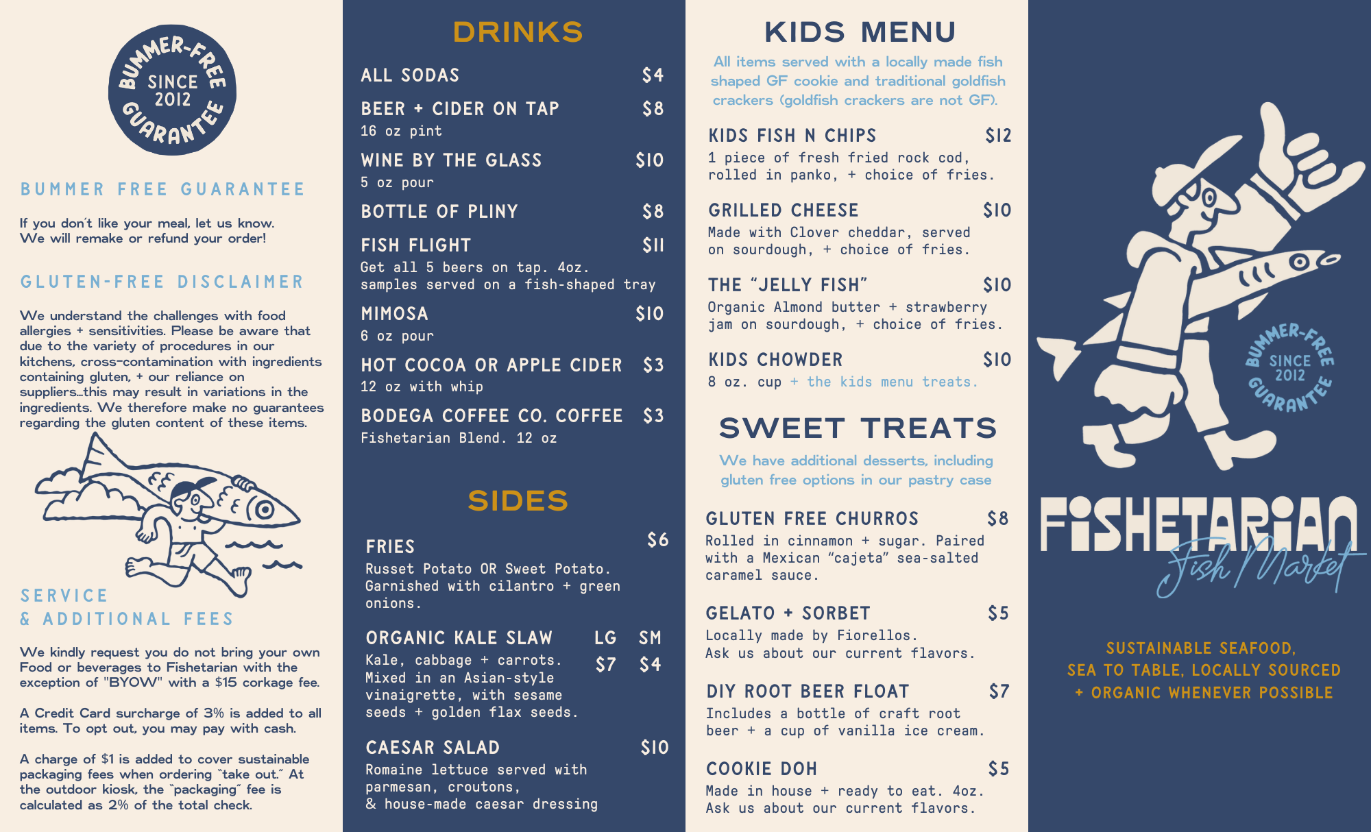 Menu (view only) — Fishetarian