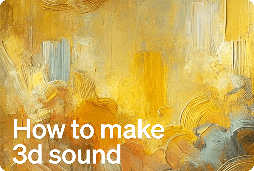 3d sound: create, listen, experience | Audiocube