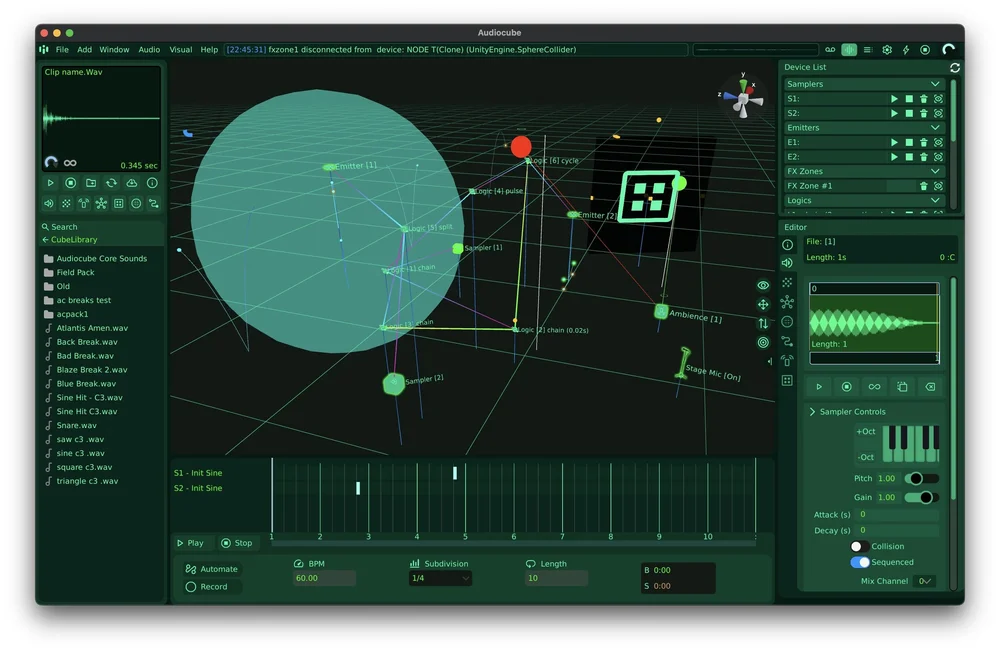 3d sound: create, listen, experience | Audiocube