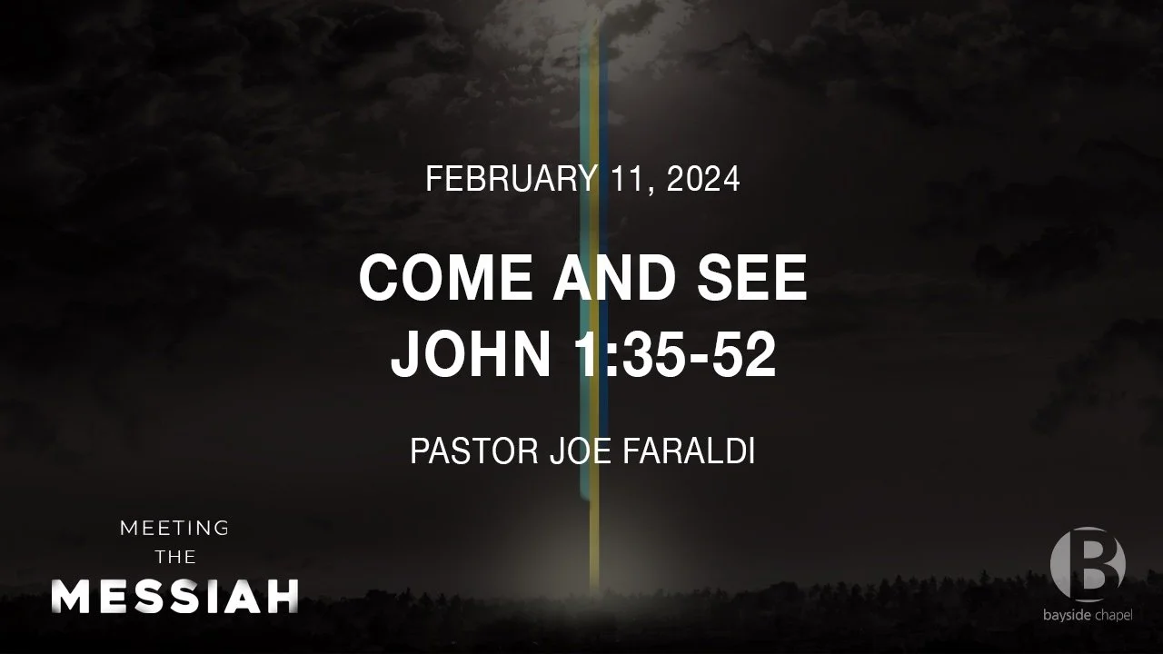 Recent Sermons — Bayside Chapel