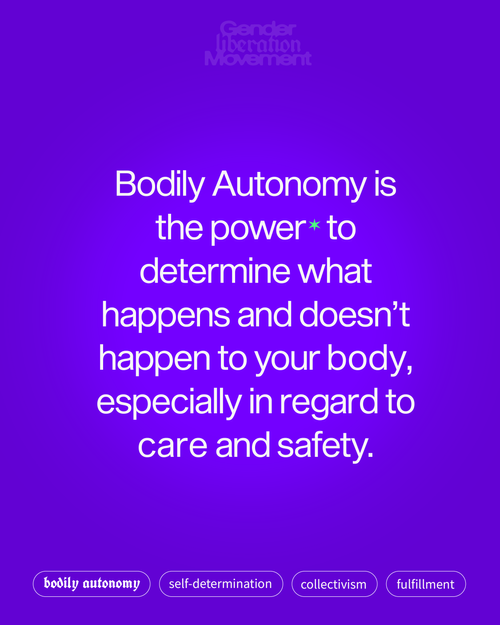BODILY AUTONOMY 4 ALL — Gender Liberation Movement