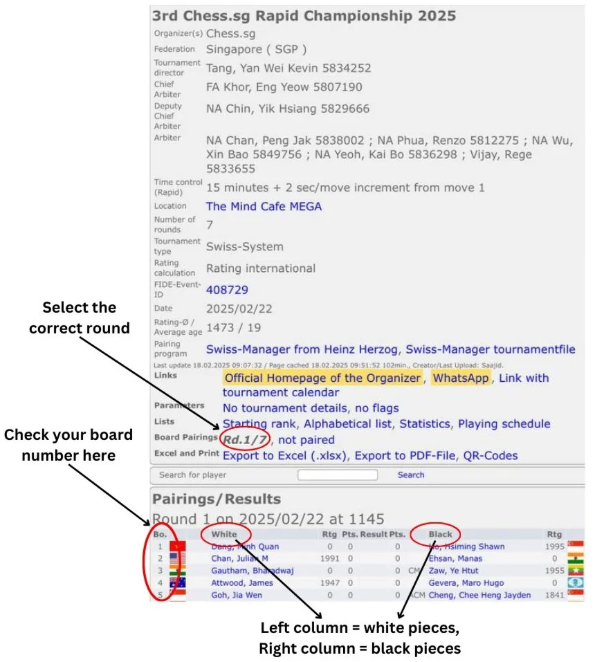How to prepare for your first chess tournament — Chess.sg
