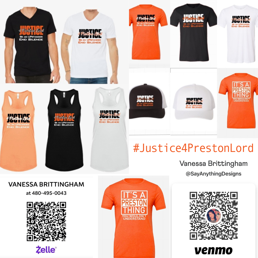 Fundraising Merchandise — Justice 4 Preston Lord