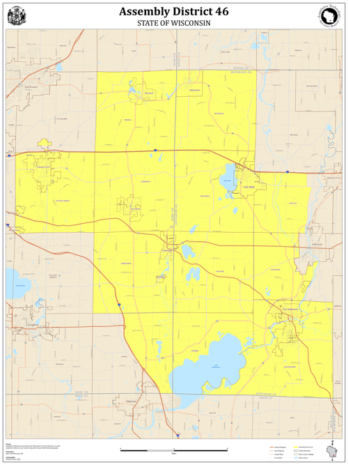 District Map — Joan Fitzgerald for Assembly