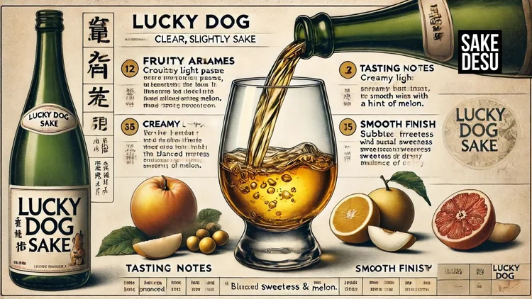 Lucky Dog Sake: Playful Flavor from Hyogo Prefecture — Sake Desu