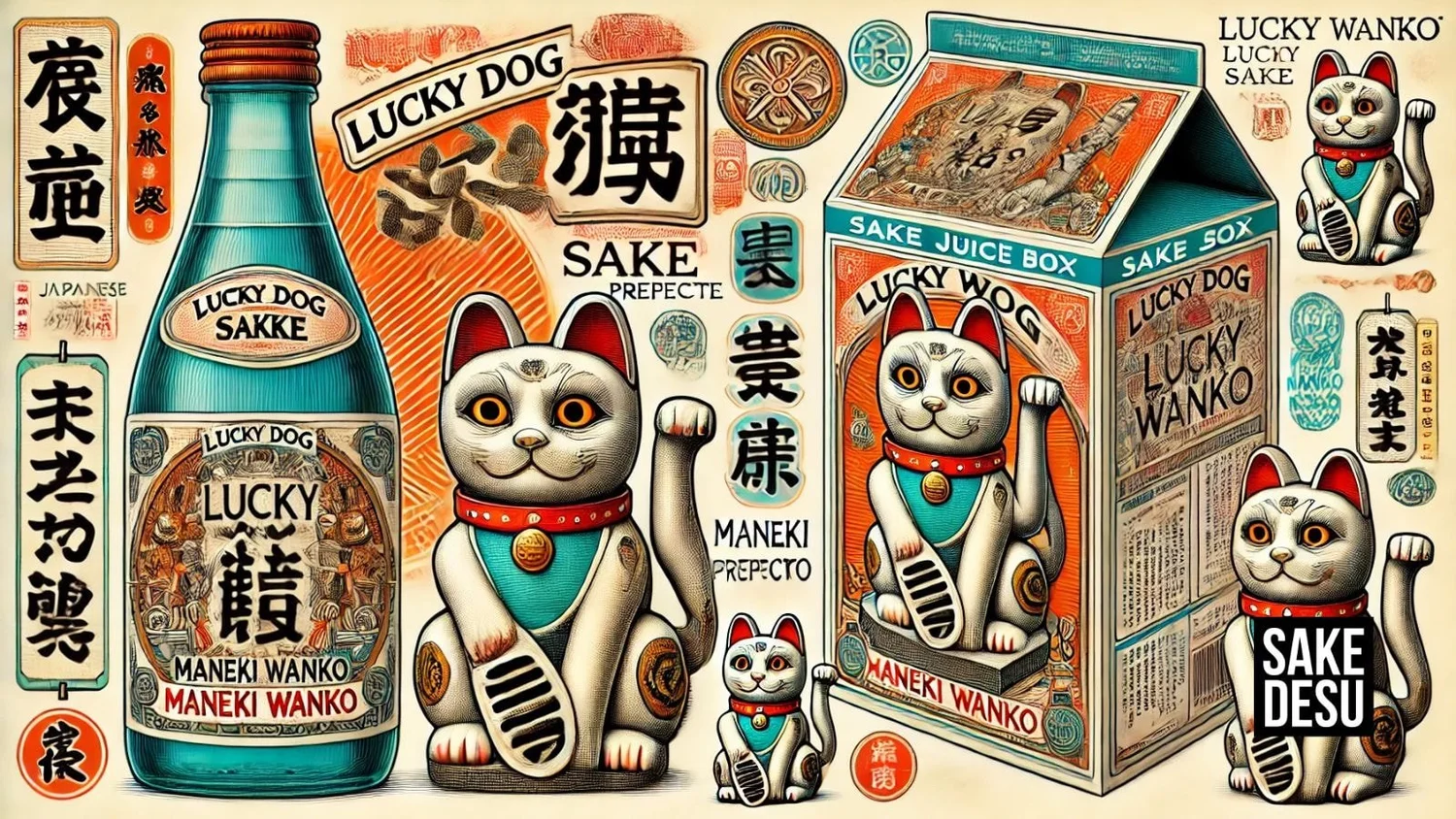Lucky Dog Sake: Playful Flavor from Hyogo Prefecture — Sake Desu
