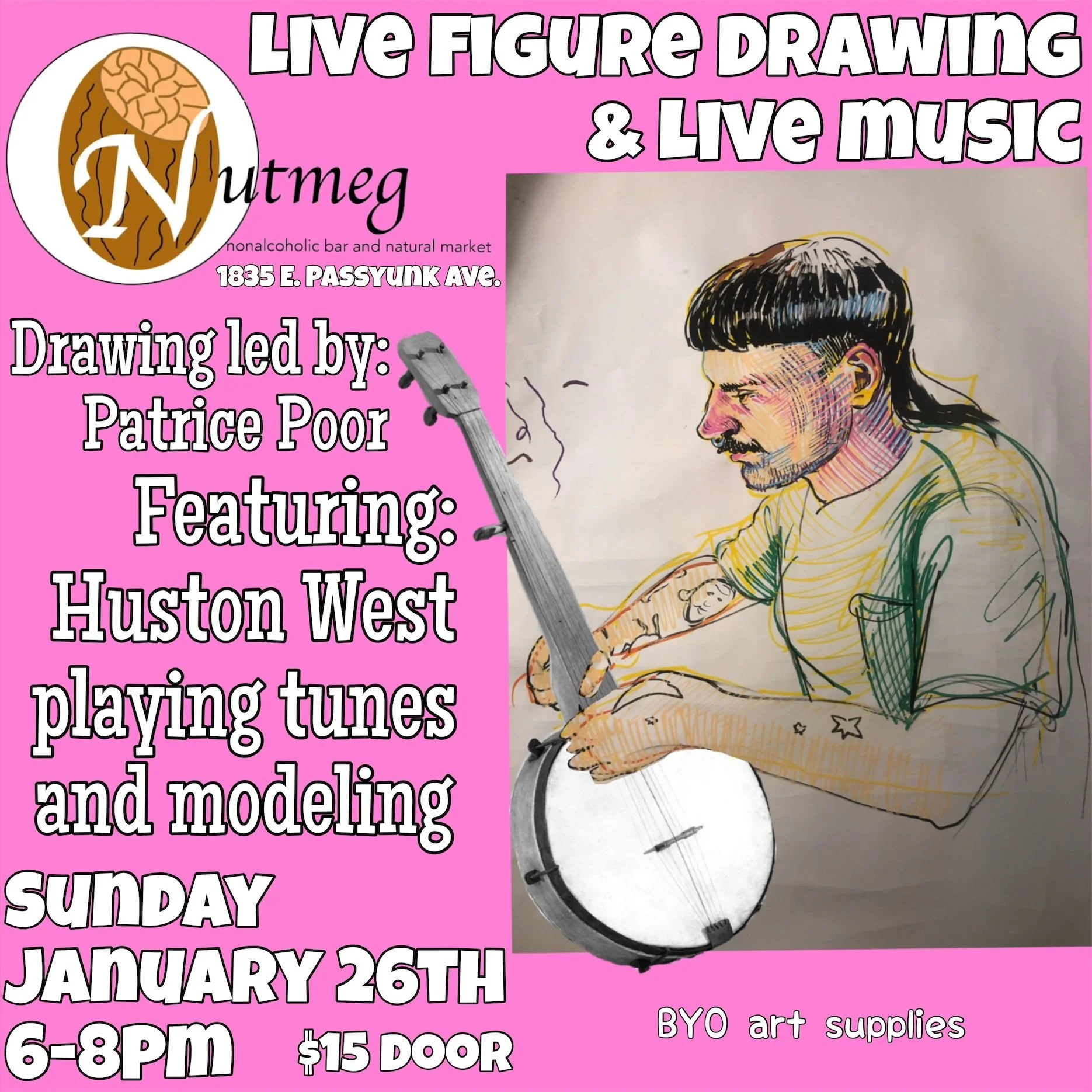 Figure Drawing with Live Accompaniment — GoodThings PHL