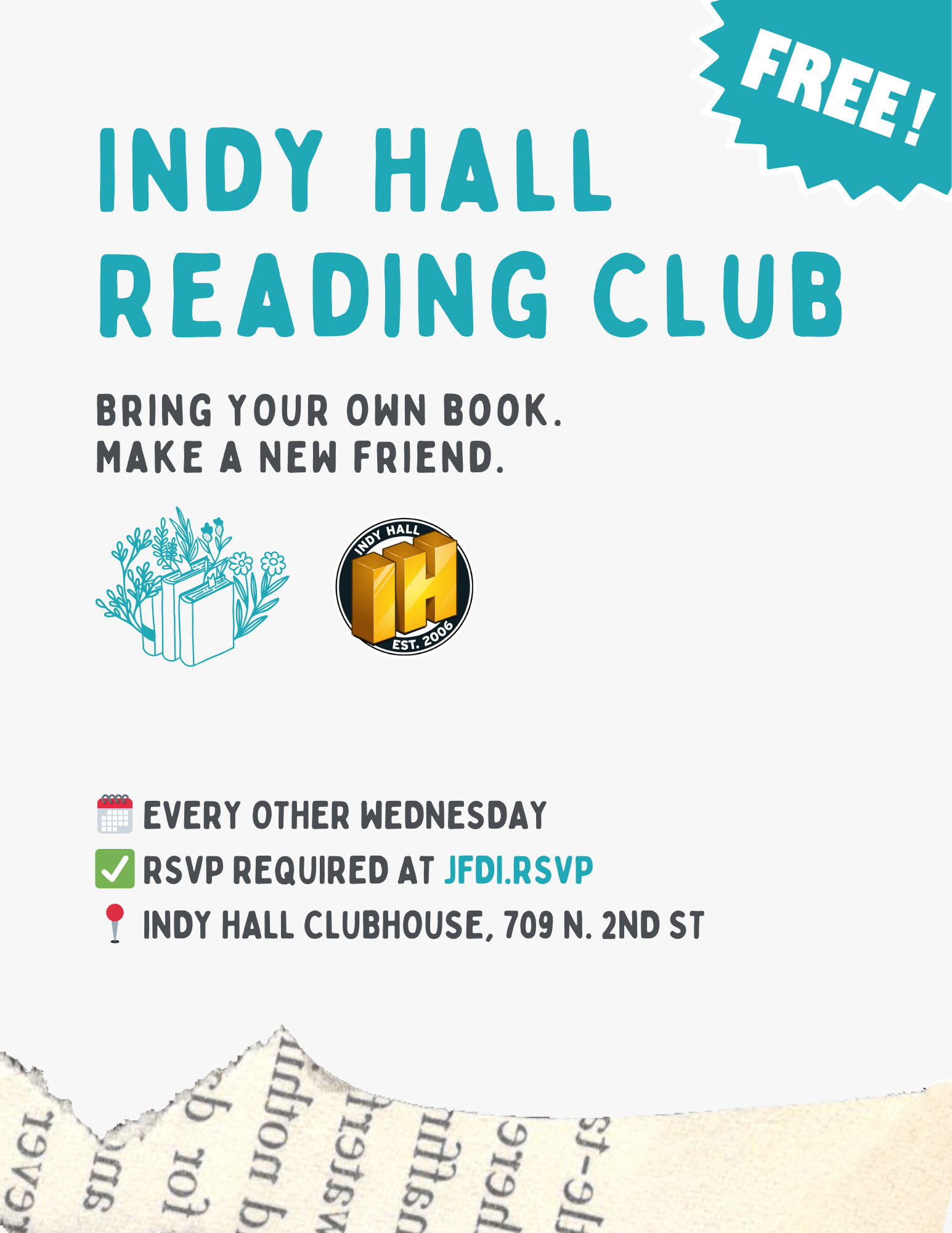 Indy Hall Silent Reading Club — GoodThings PHL