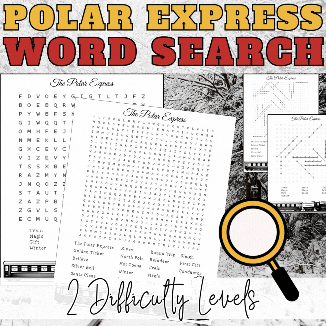 Polar Express BINGO - Winter, Christmas Classroom Party Station ...