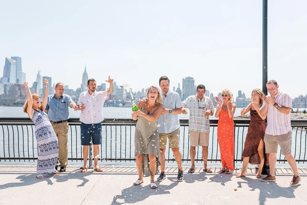 Hoboken Waterfront Proposal — NYC Wedding Photographer | Lizzie Burger ...