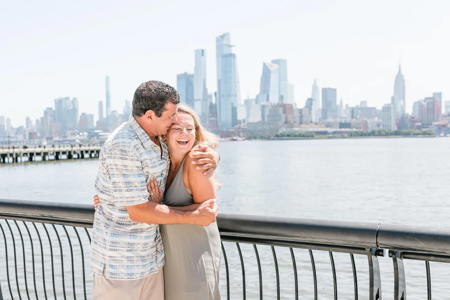 Hoboken Waterfront Proposal — NYC Wedding Photographer | Lizzie Burger ...