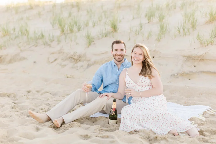 Sea Girt Beach, NJ Engagement — NYC Wedding Photographer | Lizzie ...