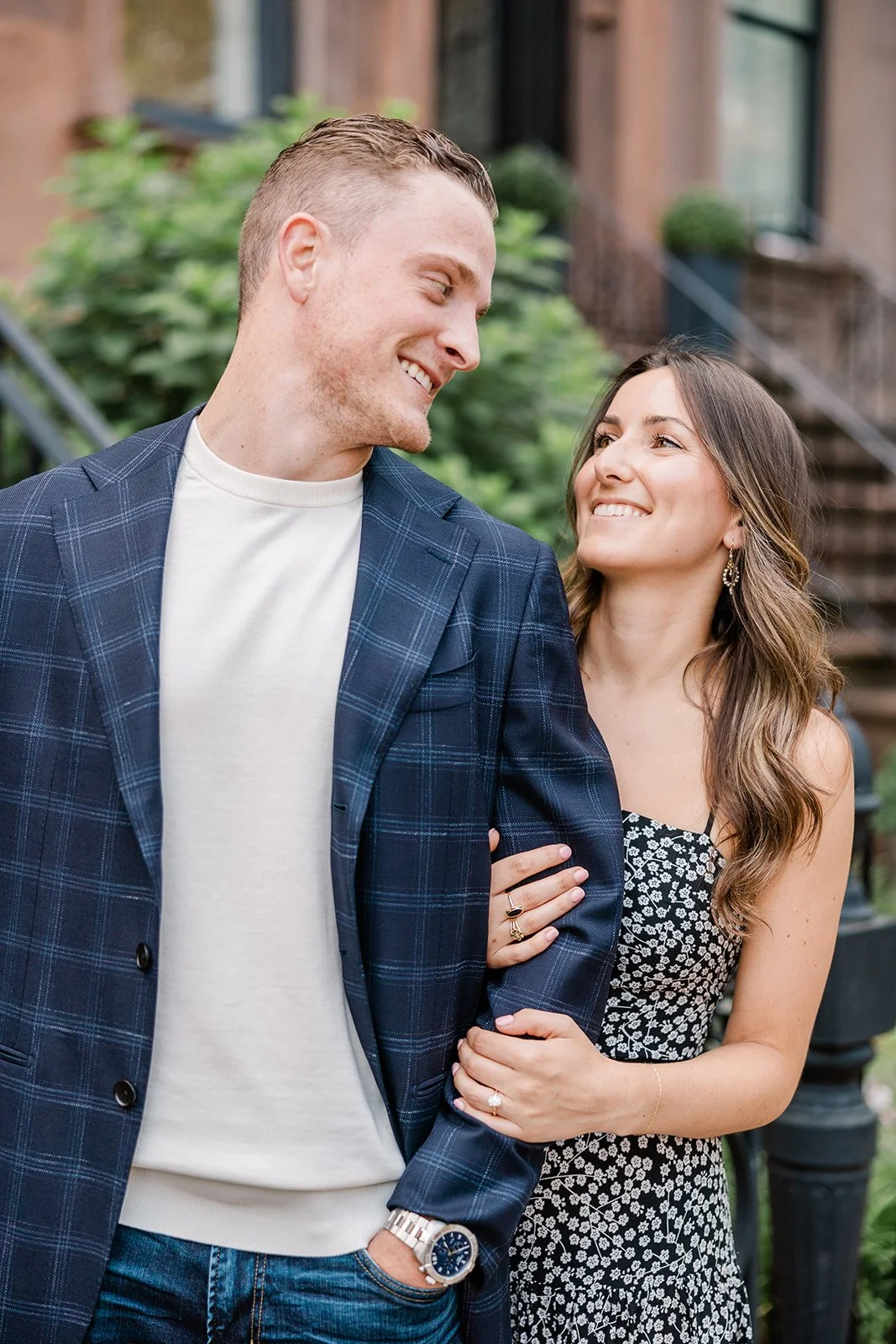 Uptown Hoboken Engagement — NYC Wedding Photographer | Lizzie Burger ...