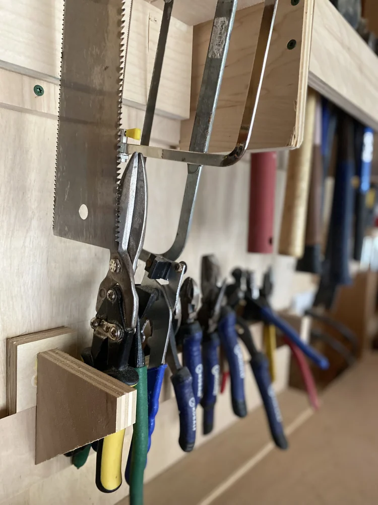 DIY workbench and tool organization — Built by Caitlin