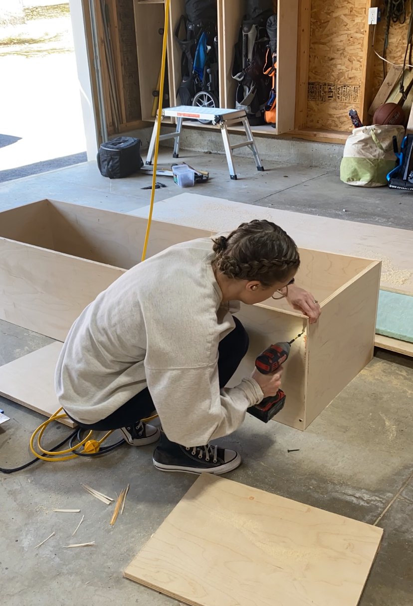 How to organize your garage with DIY cabinets — Built by Caitlin