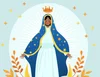 Why is Mother Mary’s Mantle Blue and Adorned with Stars? — RosaryMinded