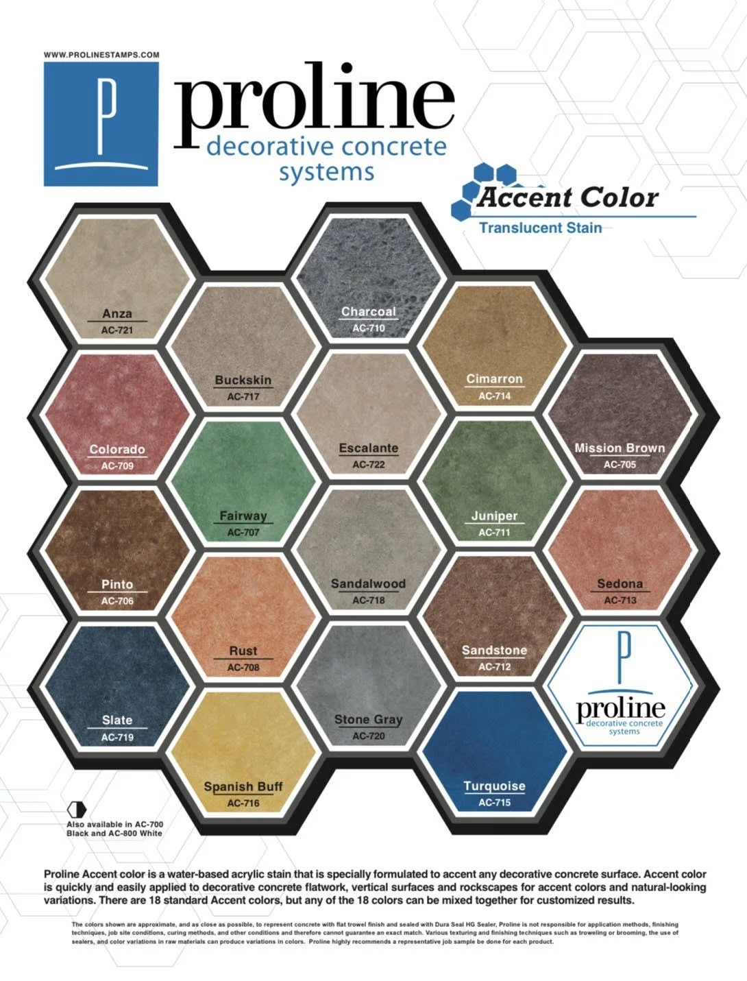 Color Charts — Prestige Home Construction LLC
