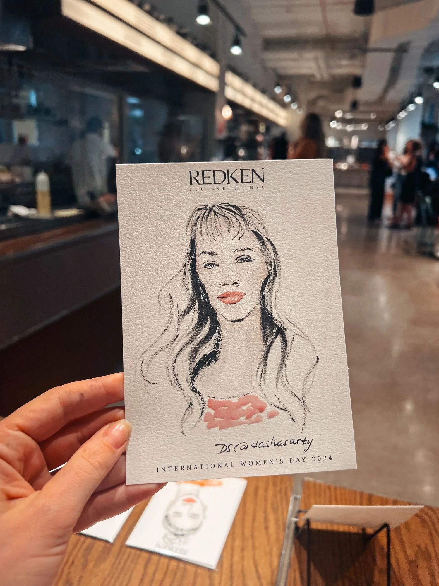 Dasha S | Live fashion sketching in Austin, Houston