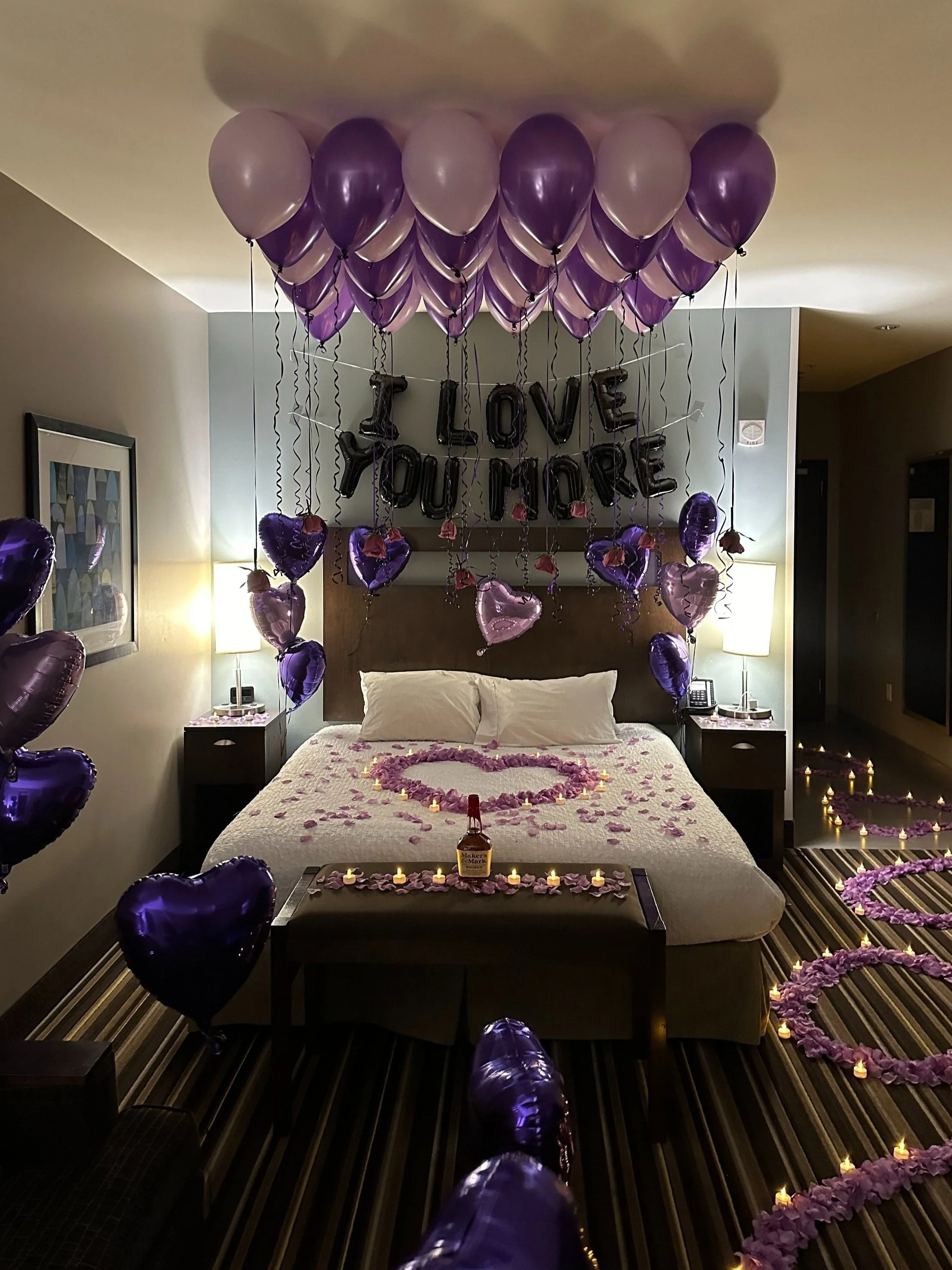 Romantic Date Night Airbnb & Hotel Room Decorations in Denver ...