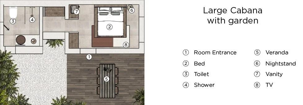 Large Cabana With Garden — Ergon Houses
