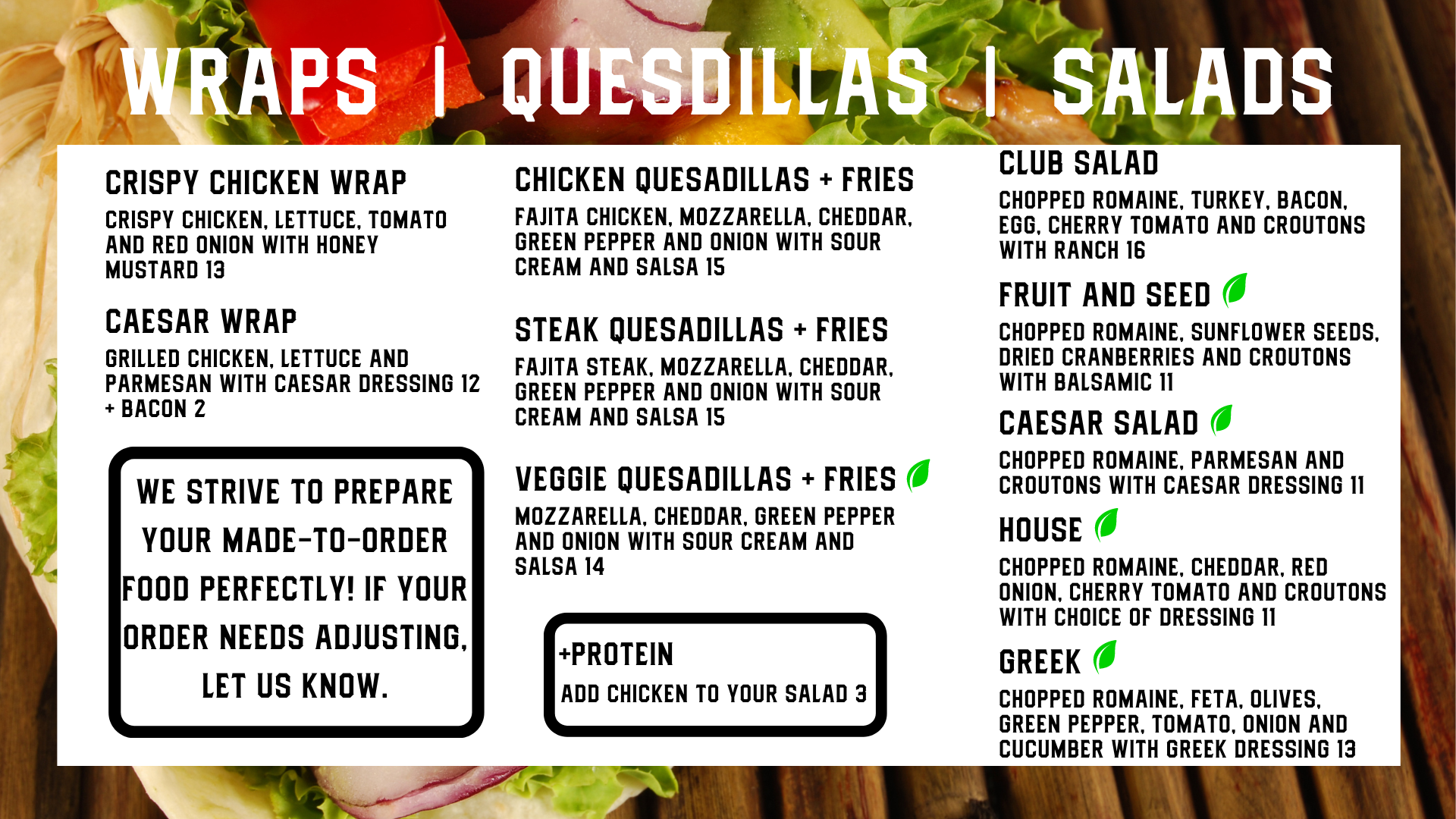 Menu — The Commons Fooderie - Fairfax (Copy)