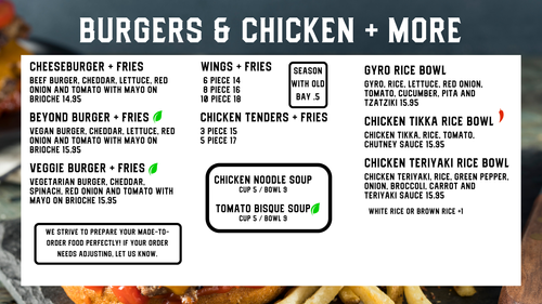 Menu — The Commons Fooderie - Fairfax (Copy)