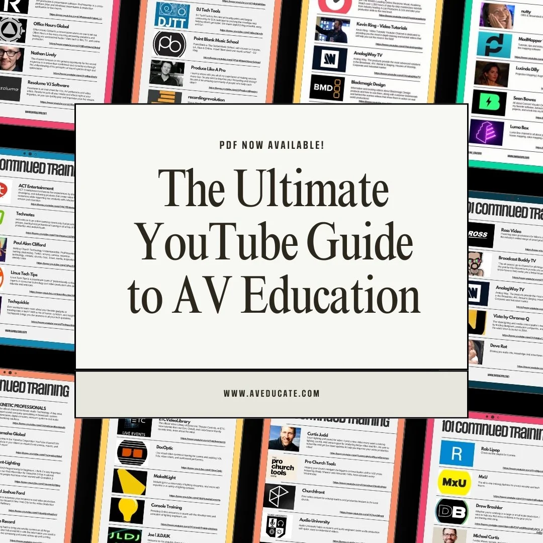 The Ultimate YouTube Guide to AV Education — [ AV Educate ]