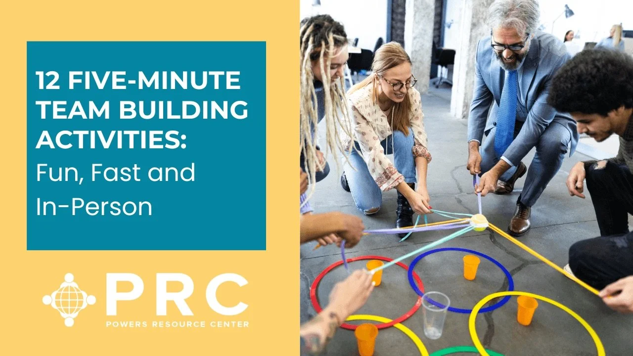 12 5-Minute Team Building Activities — PRC